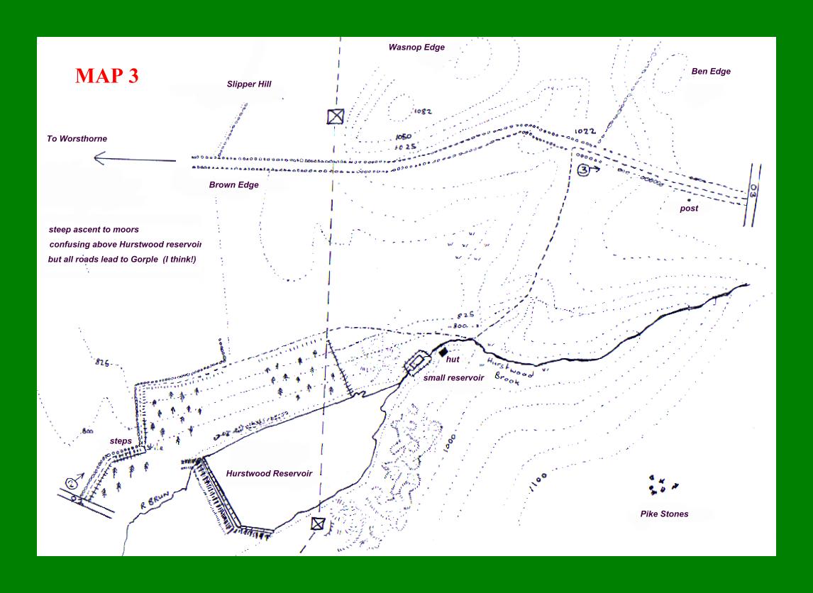 BURNLEY TO BINGLEY MAPS